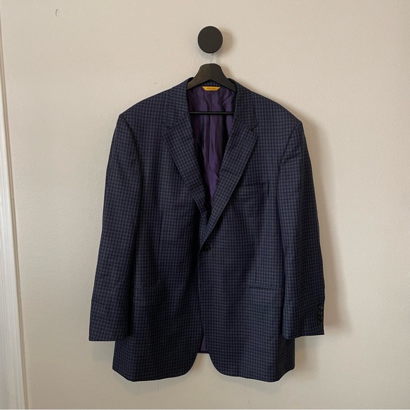 Hickey Freeman | Suits & Blazers | Hickey Freeman Mens Blazer Blue ...